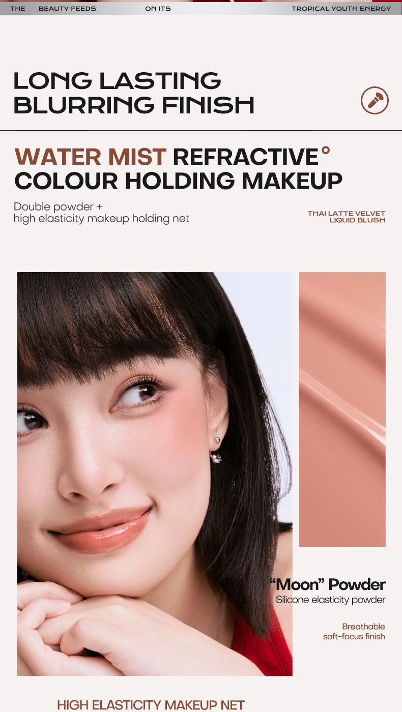MISTINE Thai Milk Curry Blush Expanded Color Contouring Shrink ...