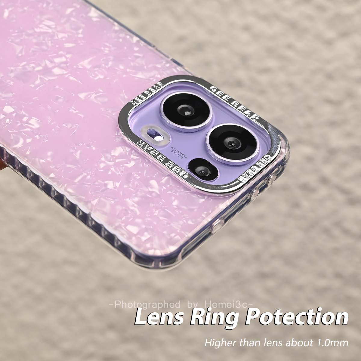 For OPPO Reno 13 Pro 5G Casing Plating Translucent Shell Hard Back ...