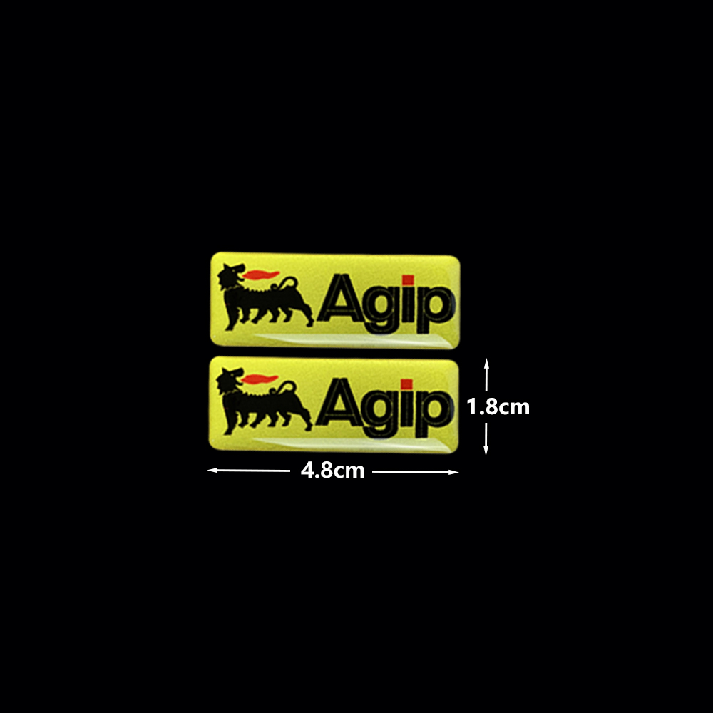Agip Logo Sticker Reflective Motor Oil Helmet Motorcycle Stickers ...