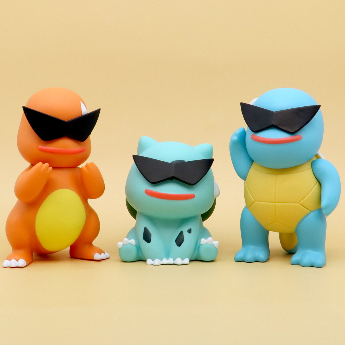1Pcs 12-16cm Anime Pokémon Money Box Charmander Squirtle Bulbasaur Wear ...
