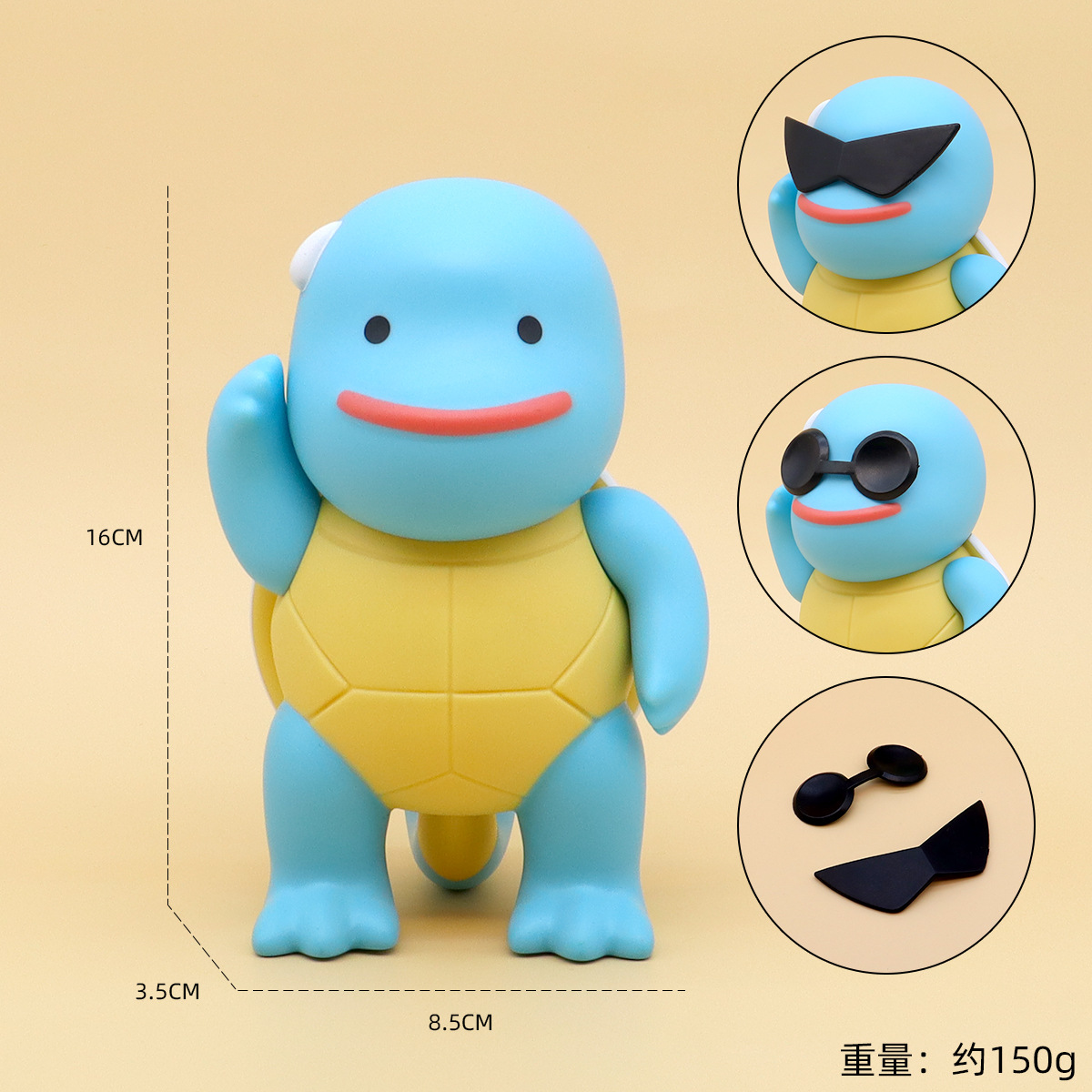 1Pcs 12-16cm Anime Pokémon Money Box Charmander Squirtle Bulbasaur Wear ...