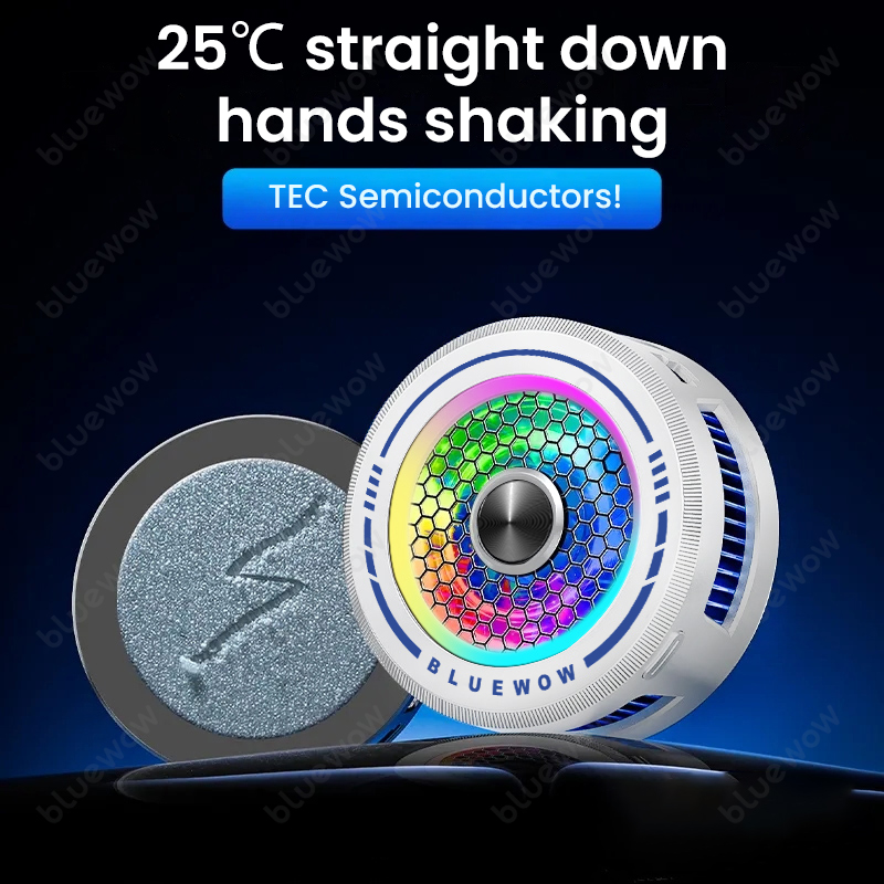 【2025 New Icing】BlueWow 15W X109 Phone Radiator for Mobile Phone Phablet Fan Semiconductor ...