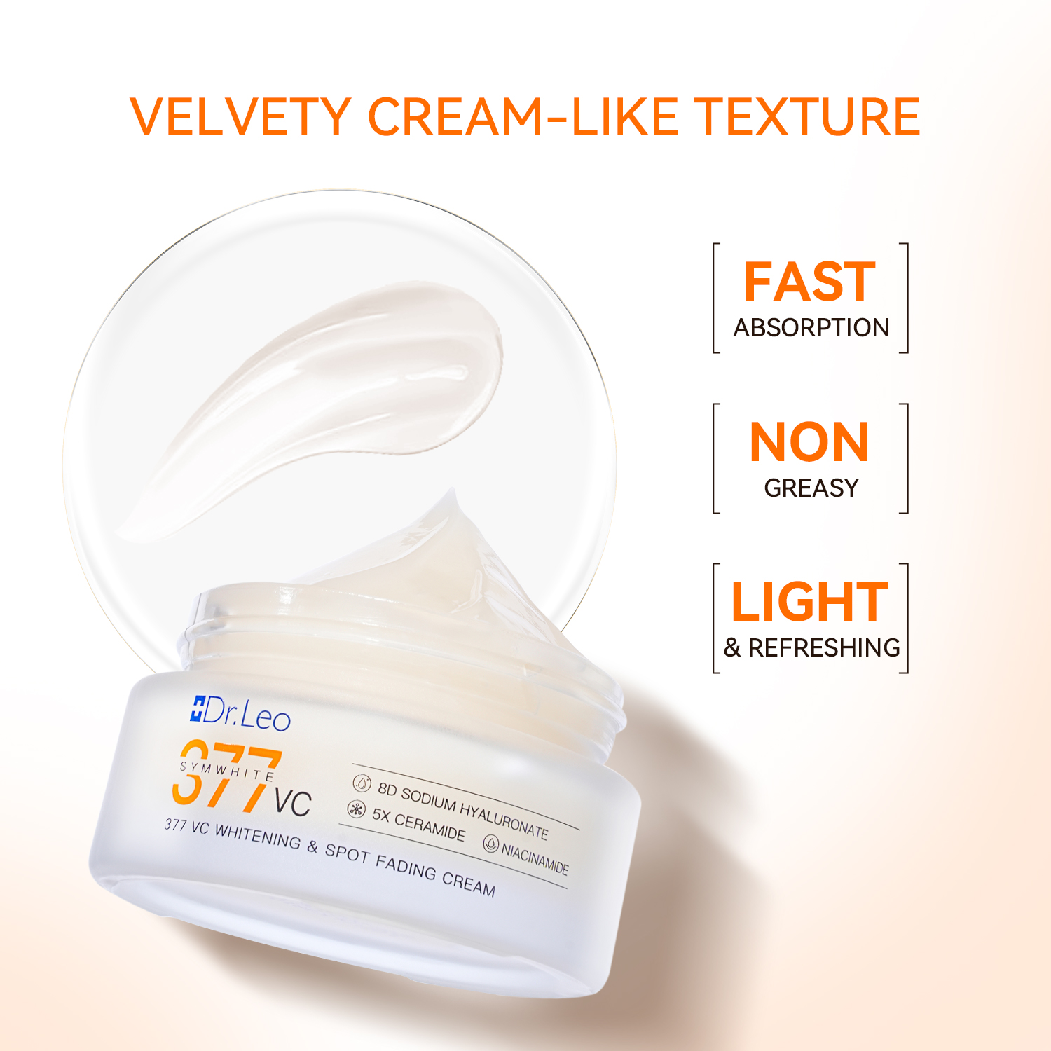 Dr.Leo Symwhite 377 VC Whitening Cream Niacinamide Melasma Cream Pekas Remover Ceramide ...