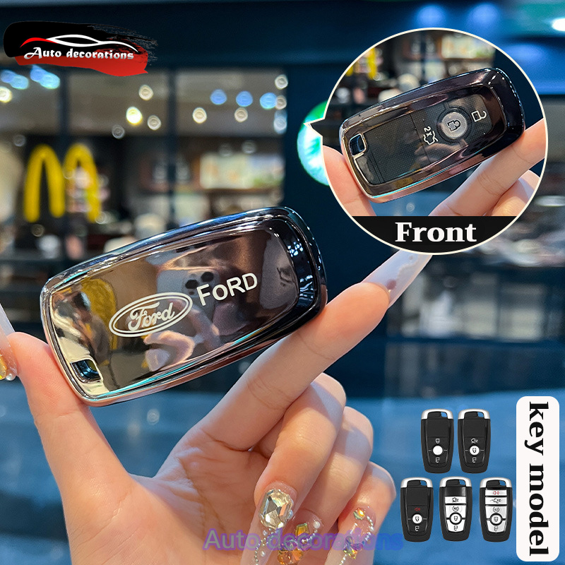 Ford car key case Transparent gradient key case suitable For Ford Next ...