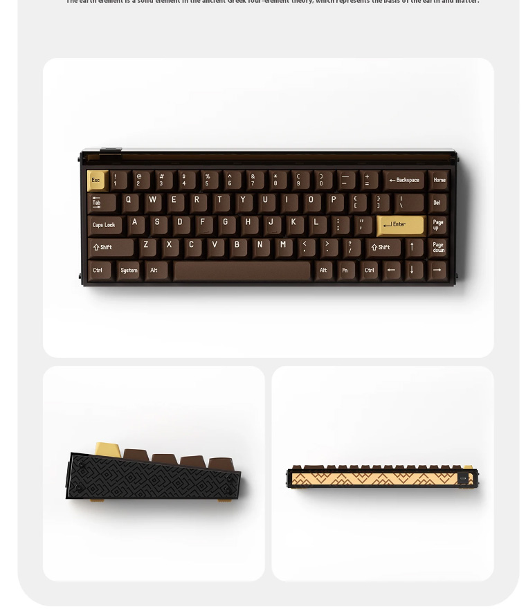 Melgeek Made68Pro Four Elements Gift Box Gaming Custom Magnetic ...