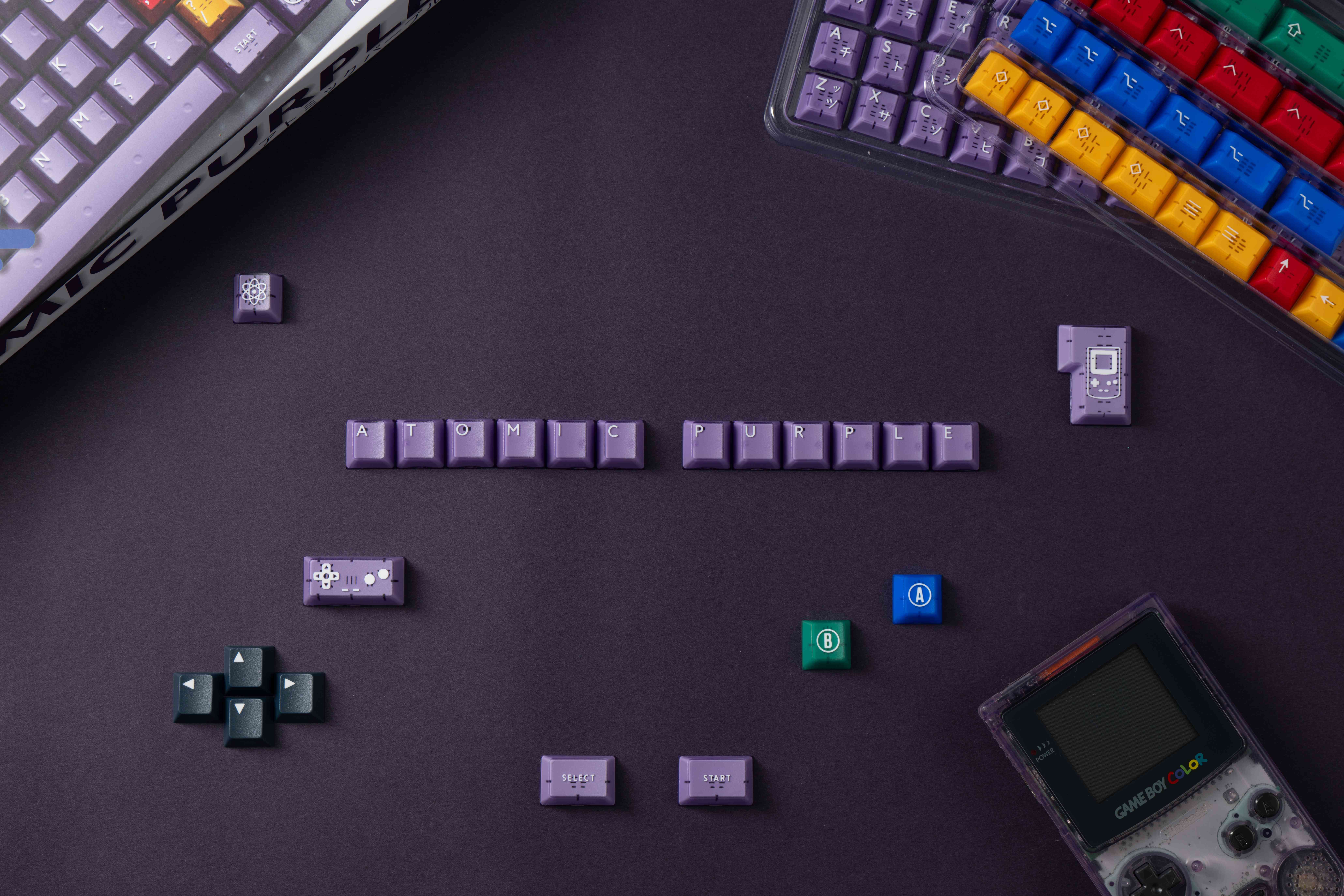 PBTfans atomic purple keycap set | Shopee Philippines