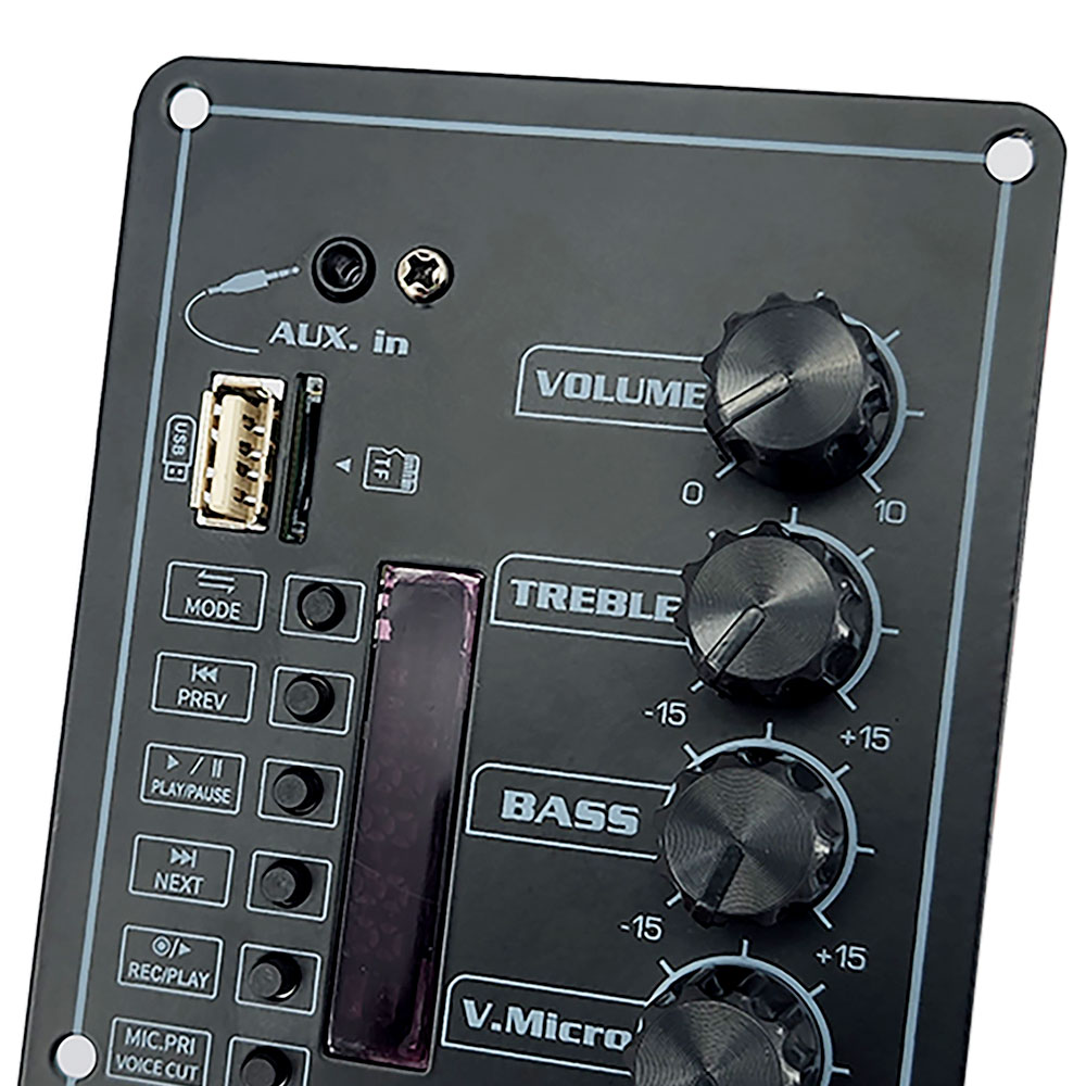 7.4V Bluetooth Amplifier Board 50W Speaker Support AUX U-Disk Recording ...