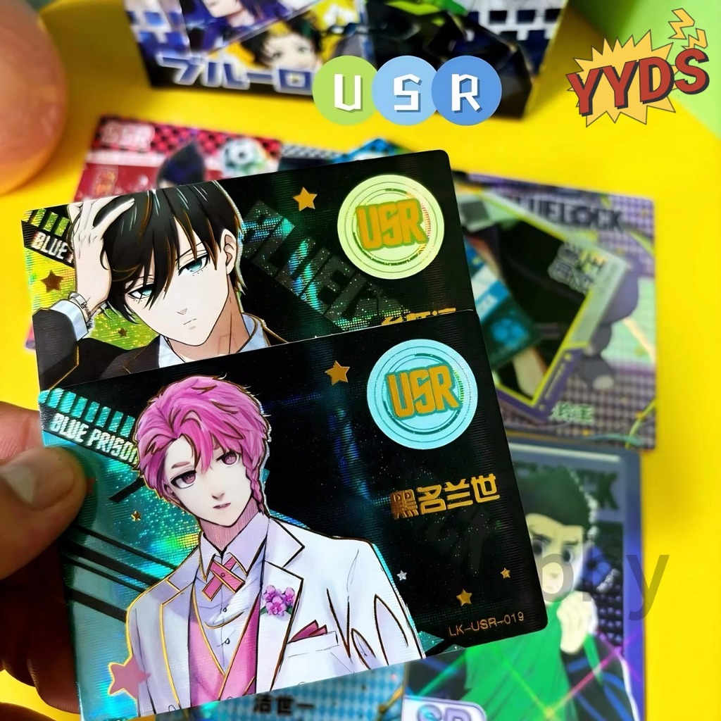 Blue Lock Card Single Pack TCG Nagi Seishiro Rin Itoshi Rare USR/SSR/QR ...