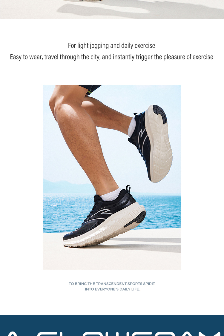 ANTA Men Yun Road Running Shoes Lightweight Durability Comfortable Soft ...