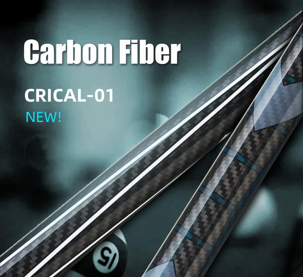 CRICAL CL-01 Carbon Fiber Pool Cue Stick With Black Technology Low ...