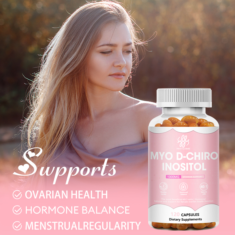 iMATCHME Myo-Inositol and D-Chiro Inositol 2000mg Capsules Regulate ...