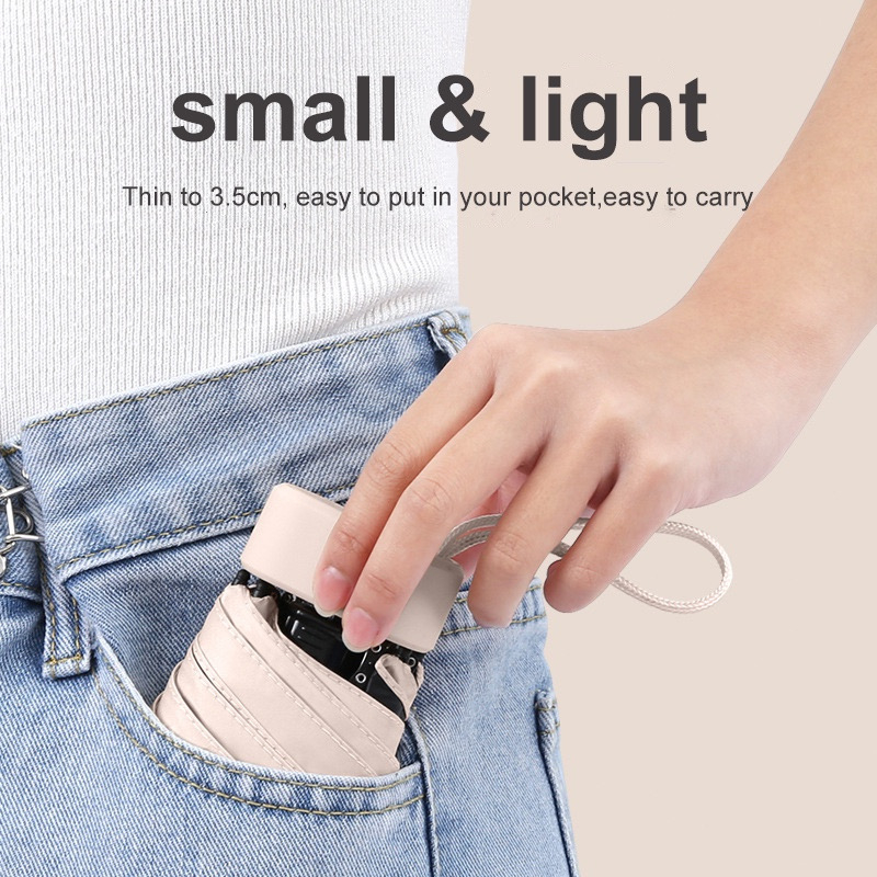 Sun umbrella sunscreen anti-ultraviolet female compact portable sunny ...