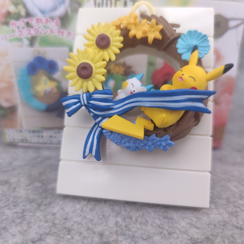 6Pcs/Set 10cm Anime Pokemon Garland Pikachu Jirachi Flareon Mew Sylveon ...