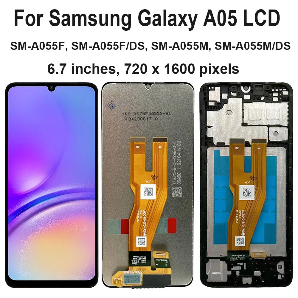 Ipartsexpert Orlglnal LCD For Samsung Galaxy A05 For Galaxy A05 'SM ...