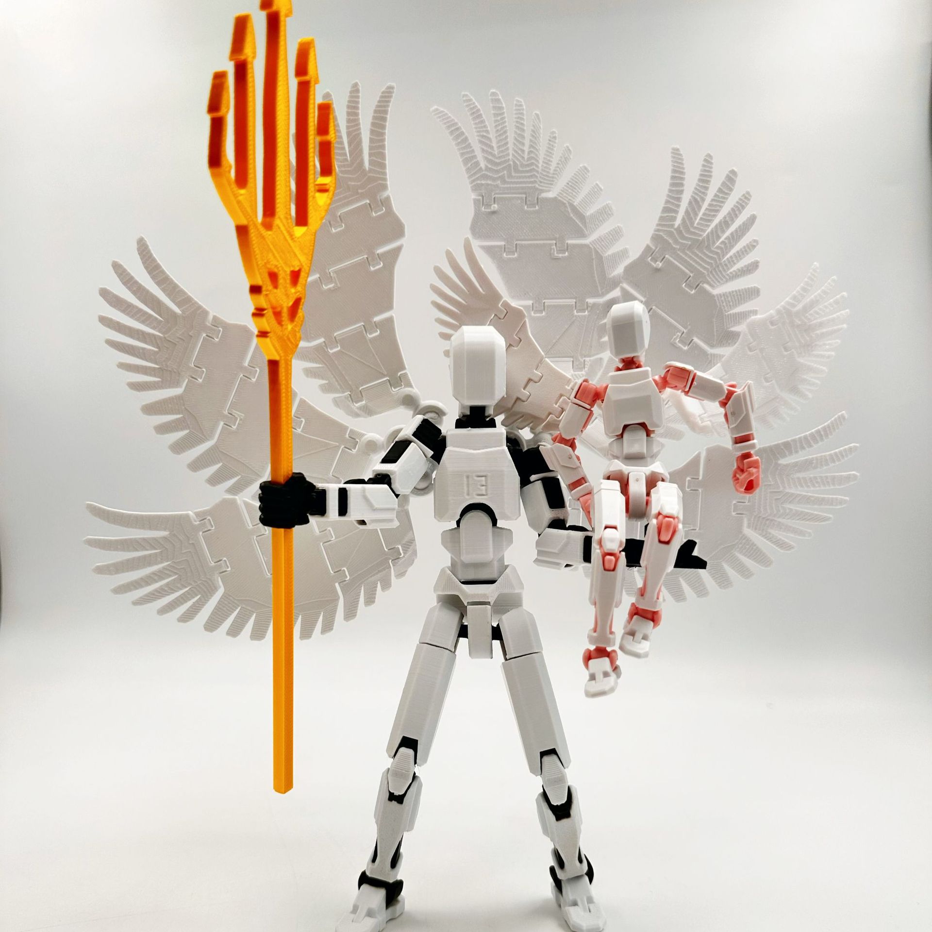 20cm Giant 3D printed Dummy Lucky 13 Action Figure,DIY gift ...