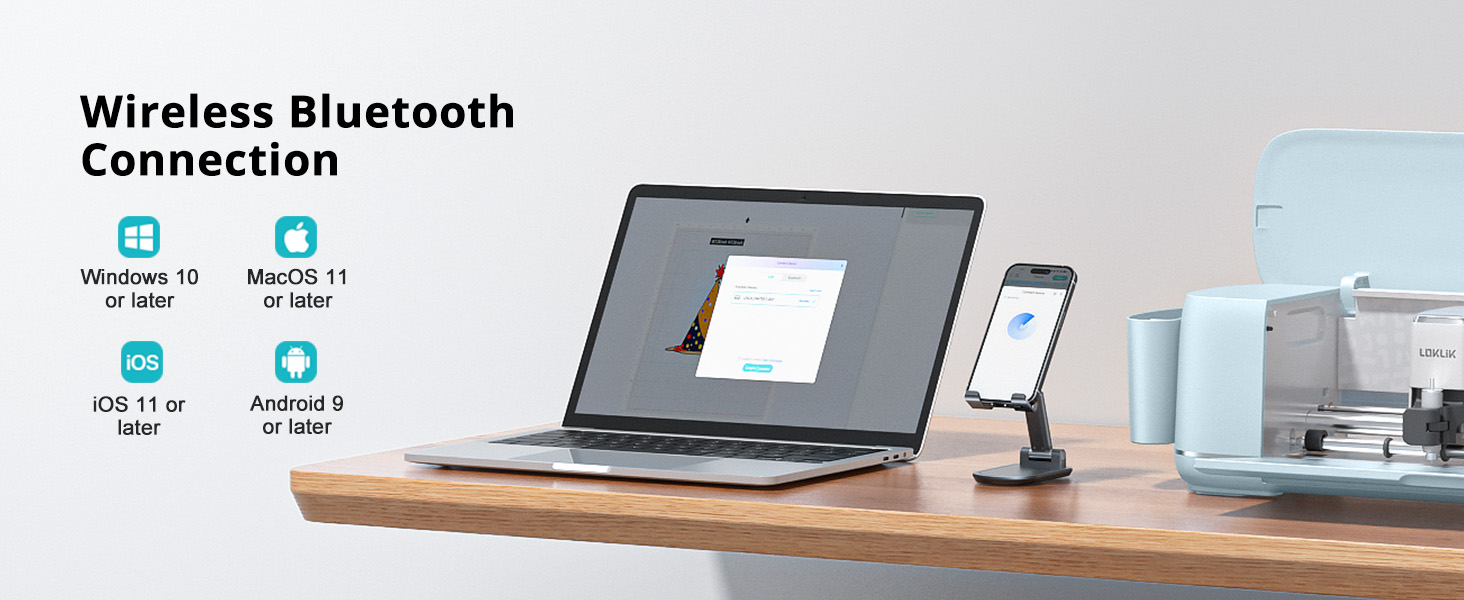 LOKLiK Cutting Machine 2 DIY Cutting Machine Plotter 5 in 1 Vinyl ...