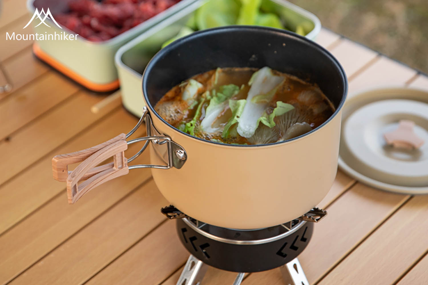 Mountainhiker camping cookware Outdoor Cooking Pot Set Set aluminum ...