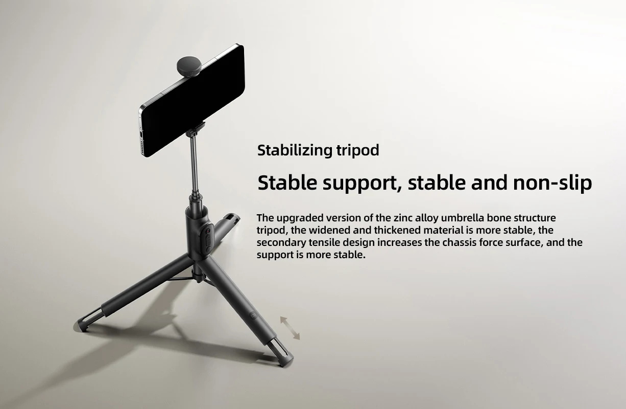 new Xiaomi zoom stand Selfie stick 2 One-click zoom Rotate the phone ...