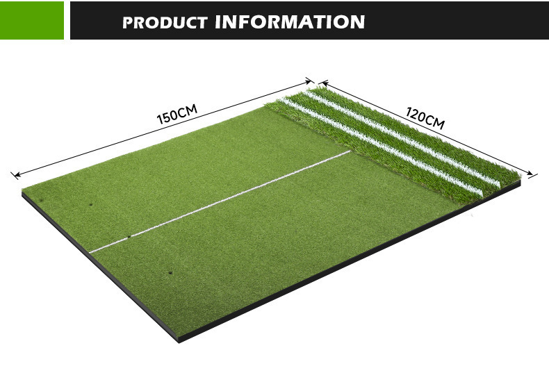 PGM Golf Strike Mat Indoor Practice Long Short Grass Home Swing Mat ...