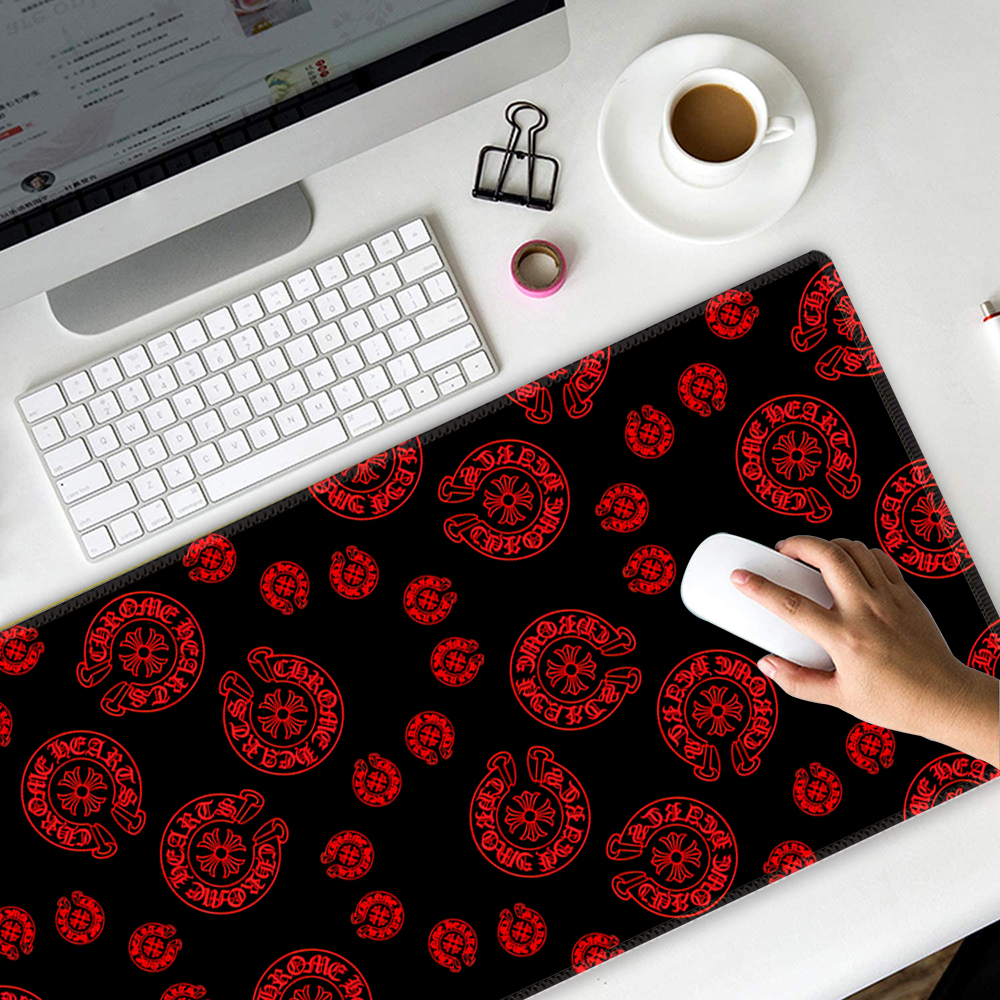 Chrome Hearts Mousepad Extended Mousepad Large Gaming Mousepad Stitched ...