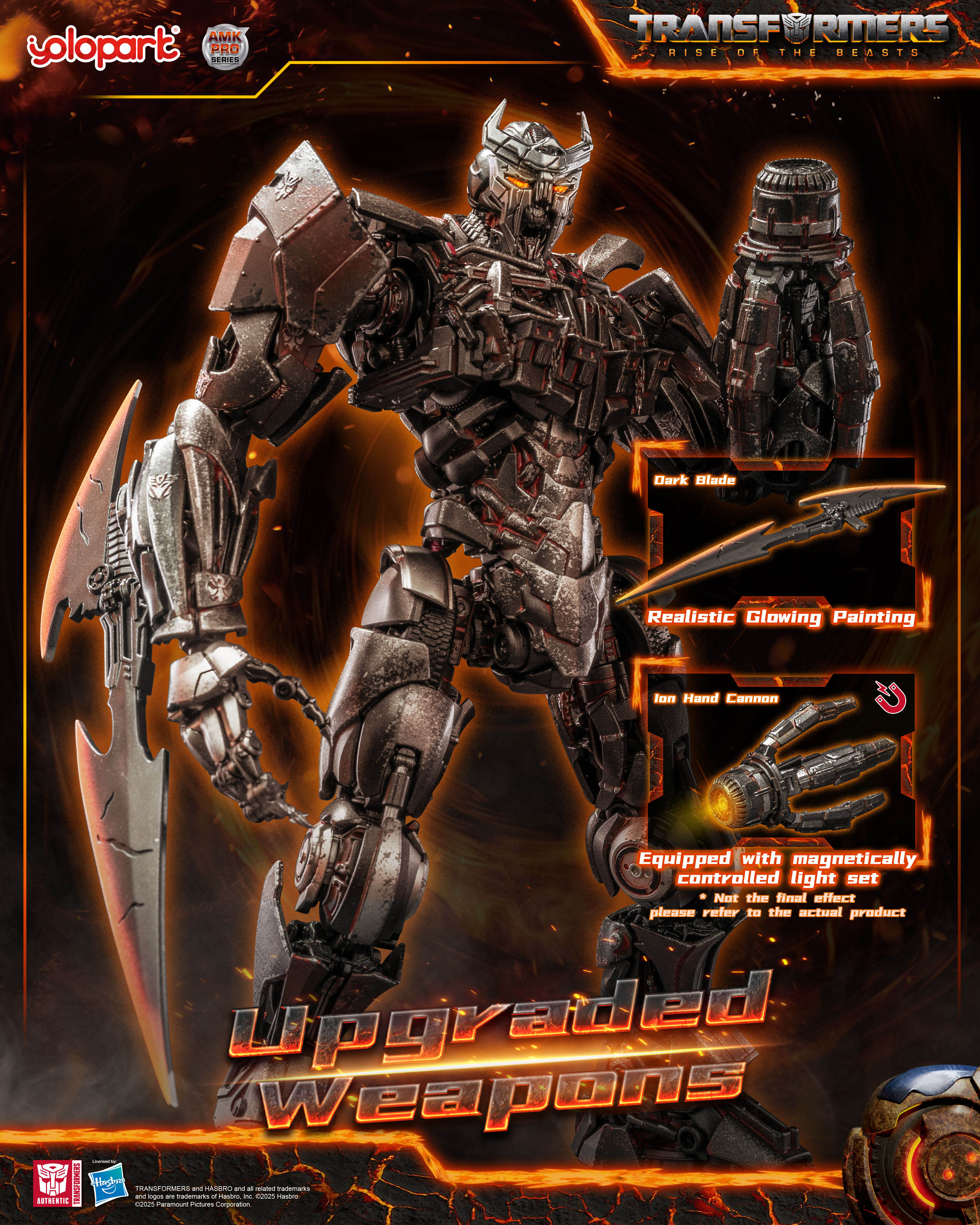 YOLOPARK AMK PRO Series Transformers Rise of the Beasts Scourge Model Kit 22cm | Shopee Philippines