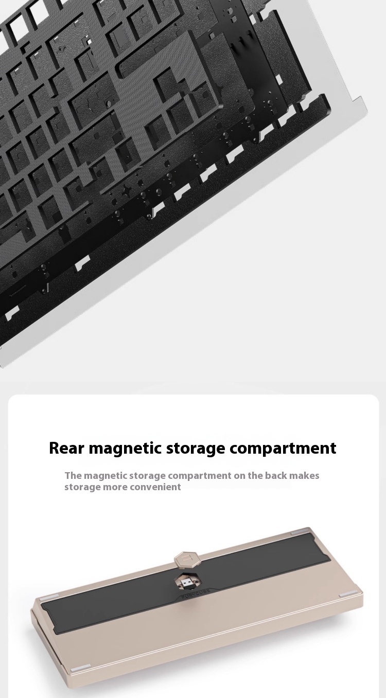 FURYCUBE GT80 Aluminum Wireless Mechanical Keyboard 75% Hot swappable ...