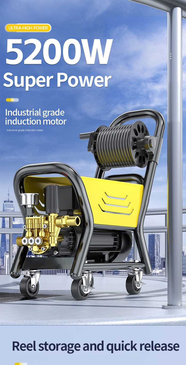 SOARFLY 5200W Water Jet High Pressure Car Washer Sprayer Machine Mesin CuciKereta | Shopee ...