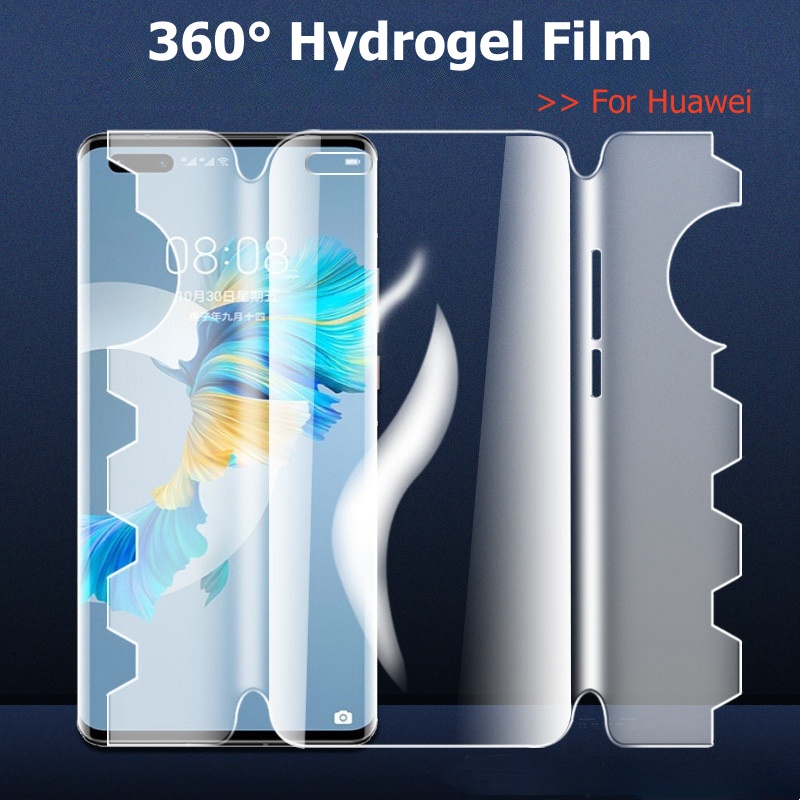3Pcs 360° Full Cover Butterfly Hydrogel Film For Huawei P60 P30 Pro Nova 9 Honor 200 Pro 90 X9a ...