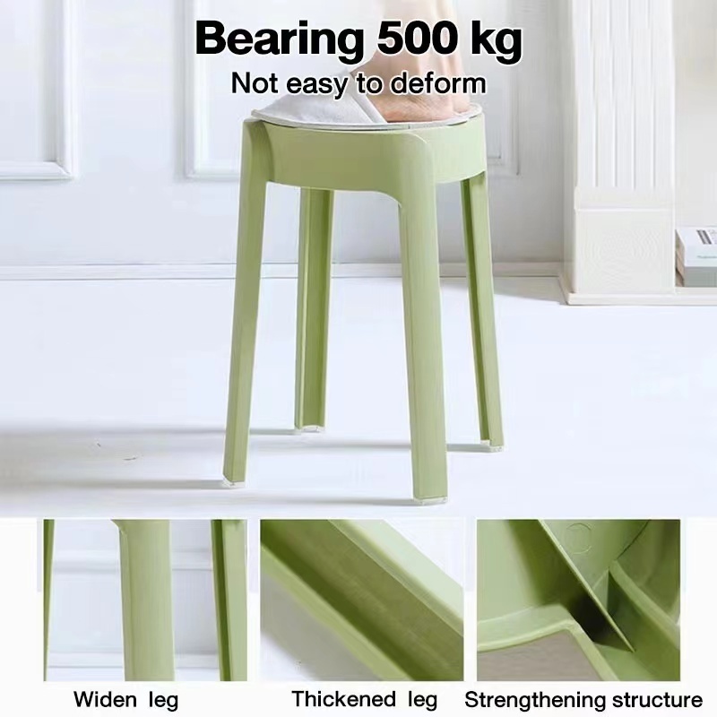 CLICK SHOPE Buy 1 Take 3 Plastic Stool Thickening And Enlargement Stool ...