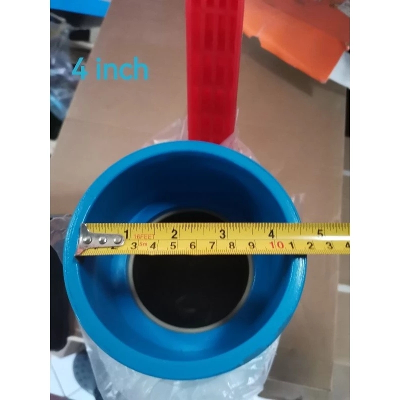 【24h Ship】3 inch And 4 inch PLASTIC PVC Ball Valves Blue Gate Valve ...