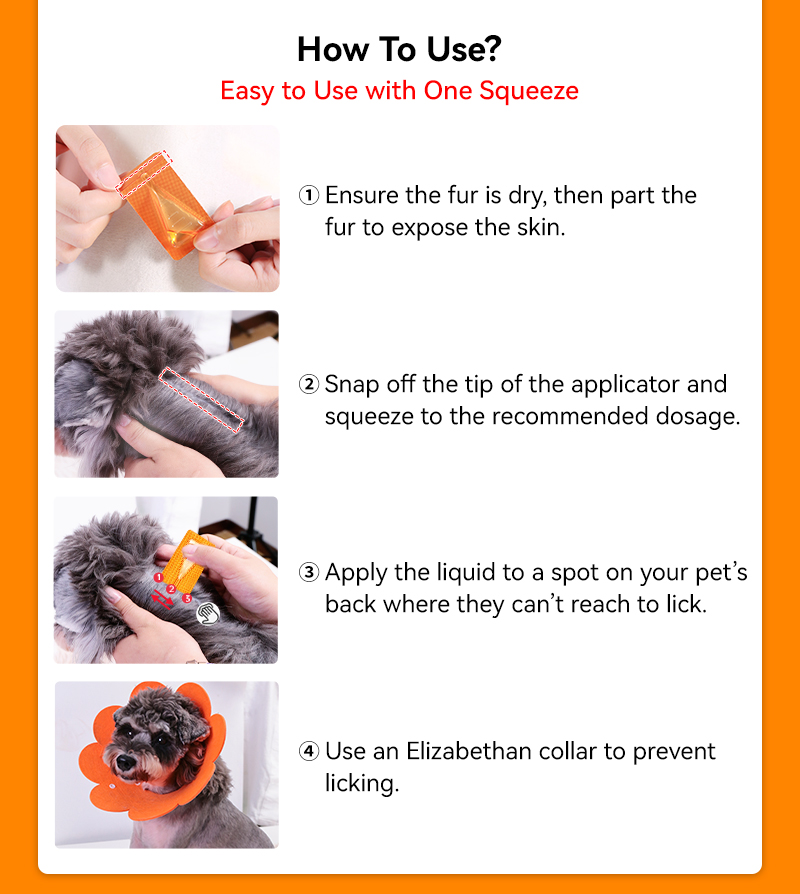 PUAINTA Anti Tick and Flea for Dogs and Cats Deworming for Dog and Cat ...