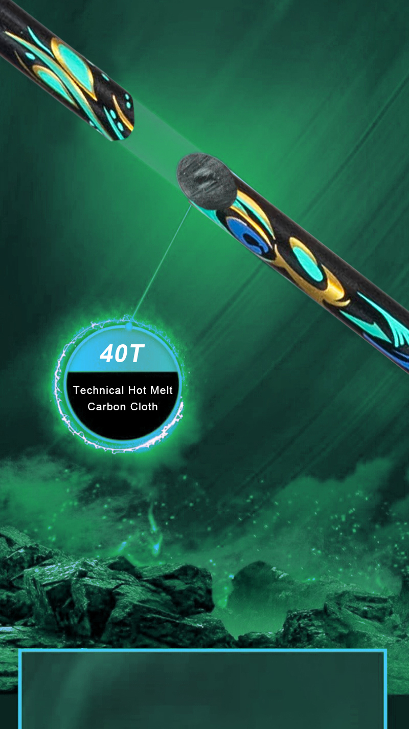 ALPSPORT Peacock 4U 52g Max 35 Lbs Super Light 100% Full Carbon Fiber ...