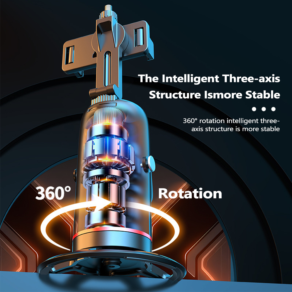 Q02 Auto Face Tracking Selfie Stick Intelligent Tracking Tripod Phone Holder 360 Rotation Gimbal ...