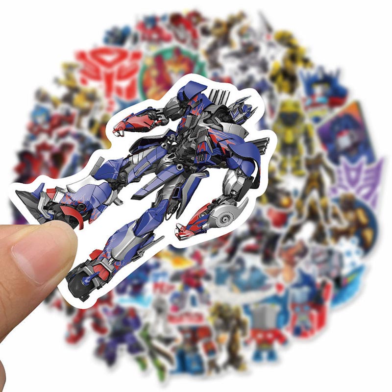 50PCS Transformers Optimus Prime Megatron Bumblebee Anime Sticker ...