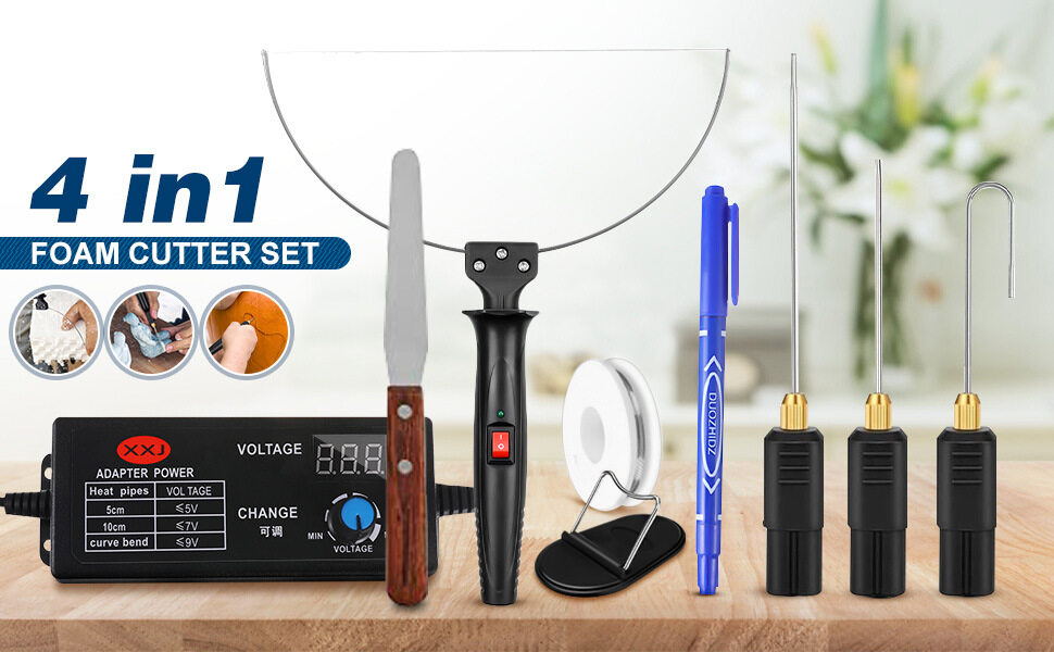 10 in 1 Electric Foam Cutter Kit Foam Cutting Pen with Transformer ...