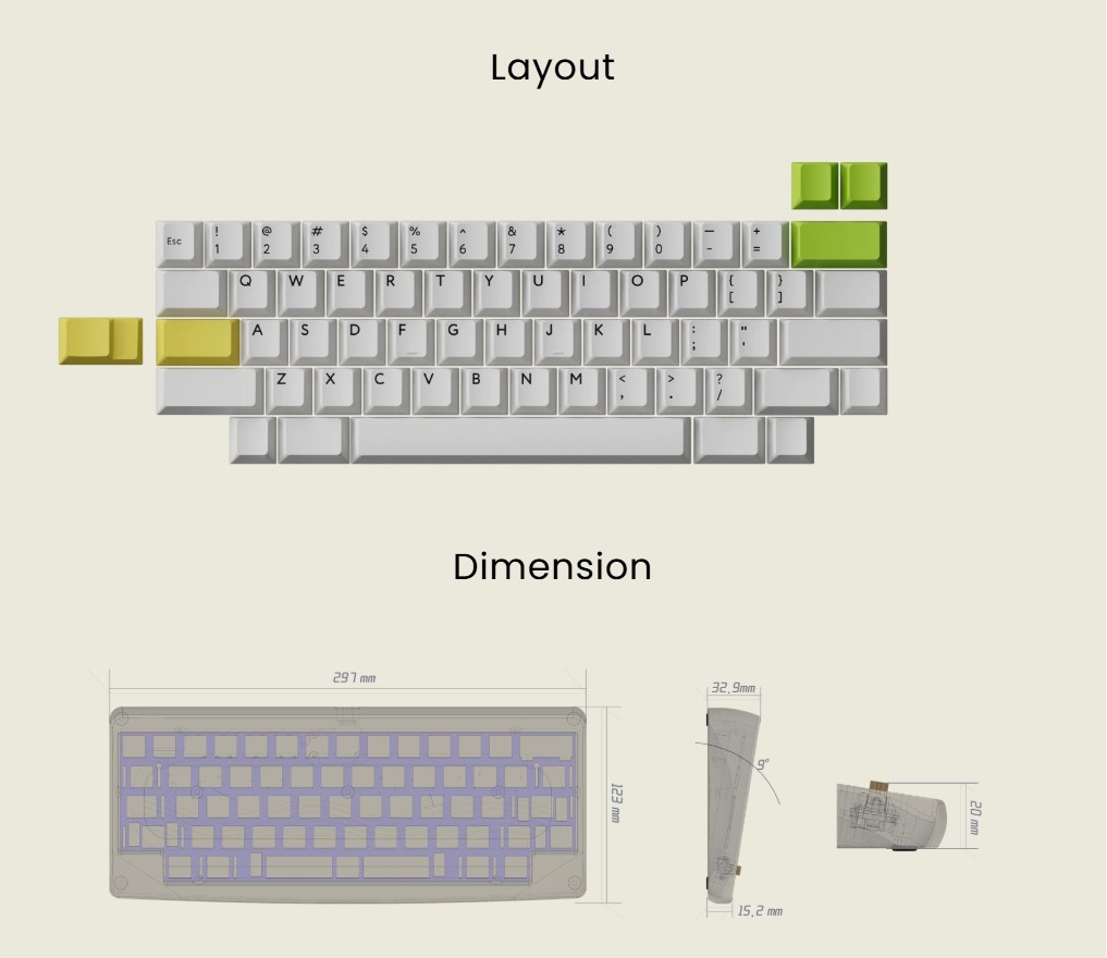 KBDfans Agar Keyboard kit Solder Version | Shopee Philippines