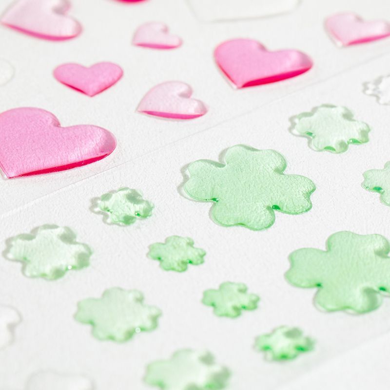 Ohaya | 3d Raindrop Glitter Sticker Three-Dimensional Love Star Crystal ...