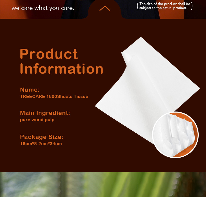 1800 sheets 【Buy 1 take 1】XL size Orange Pull down tissue Wall-Mounted ...