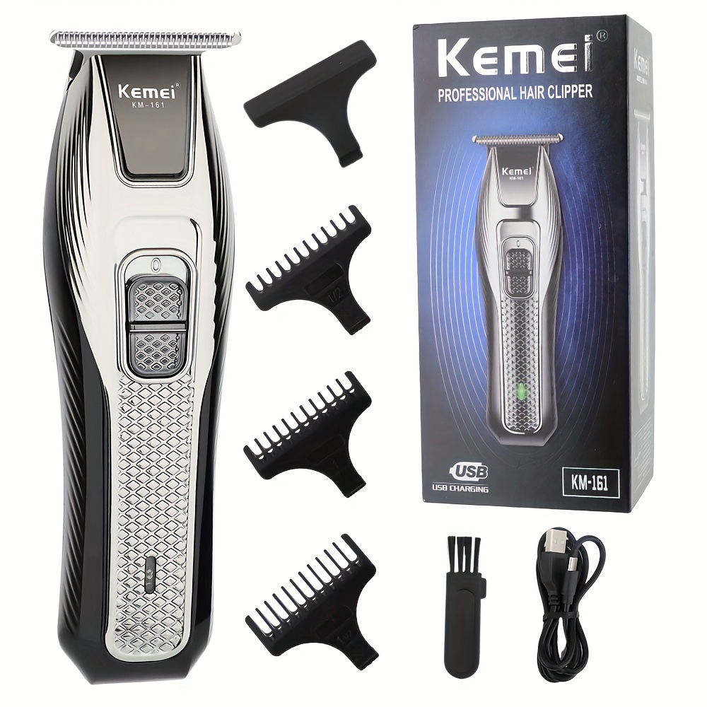Kemei KM-161 Hair Trimmer Zero Gapped Professional Hair Clipper ...