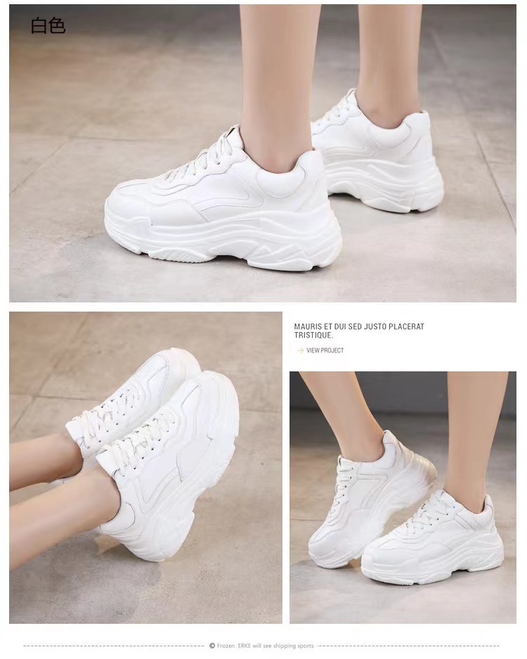 New high quality korean White rubber shoes (add one size) | Shopee ...