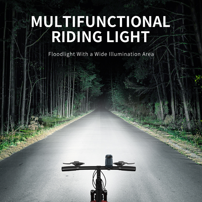 SMILING SHARK Bike Light Front Type-c Rechargeable Bicycle Light ...