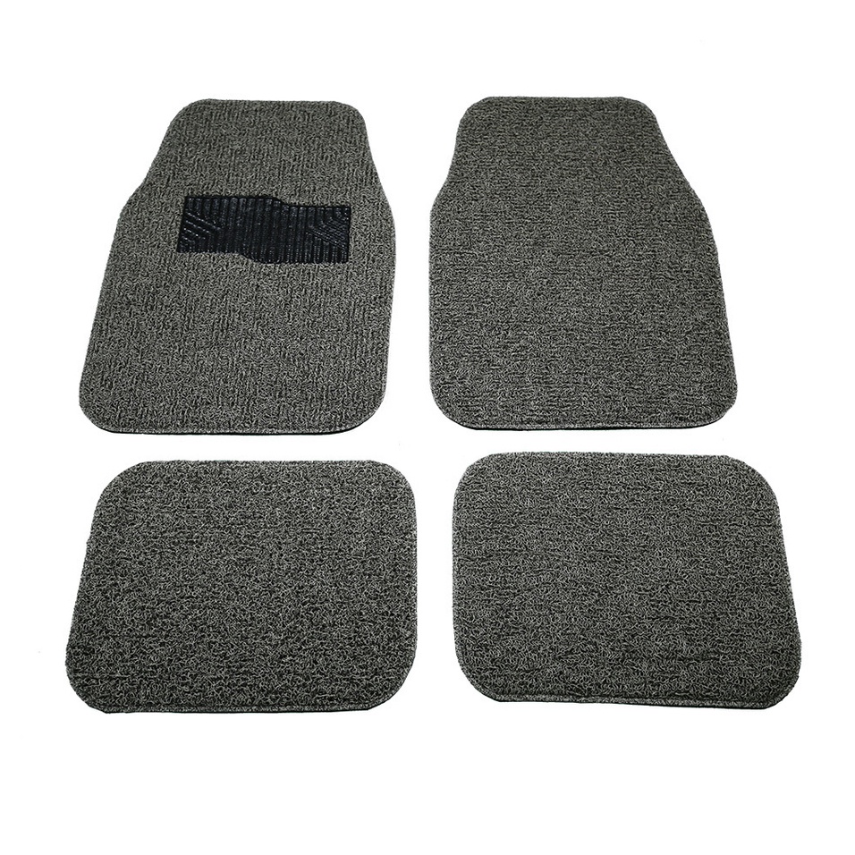 SOARFLY 5pcs/set Universal Car Mat Coil Spaghetti Matting Mat Car Floor ...
