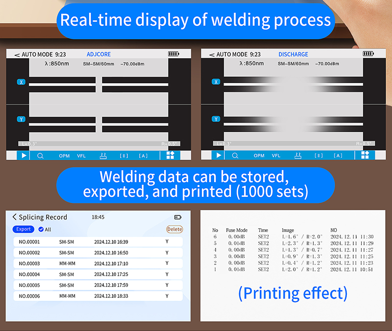 COMPTYCO A-88S Automatic Fiber fusion splicer machine 10 languages with ...