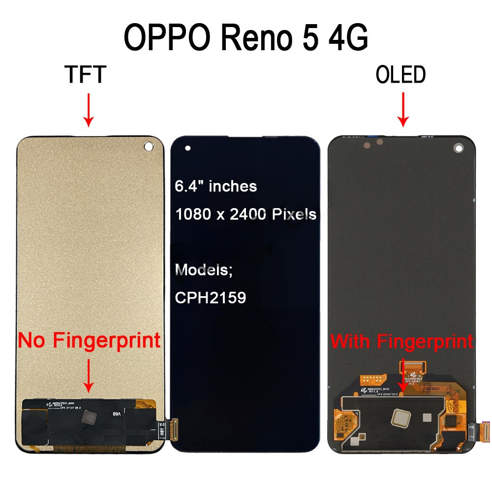 Original For OPPO Reno 5 4G /Reno 5 Pro 5G/Reno 5 Pro+ 5G /Reno 5 Pro ...