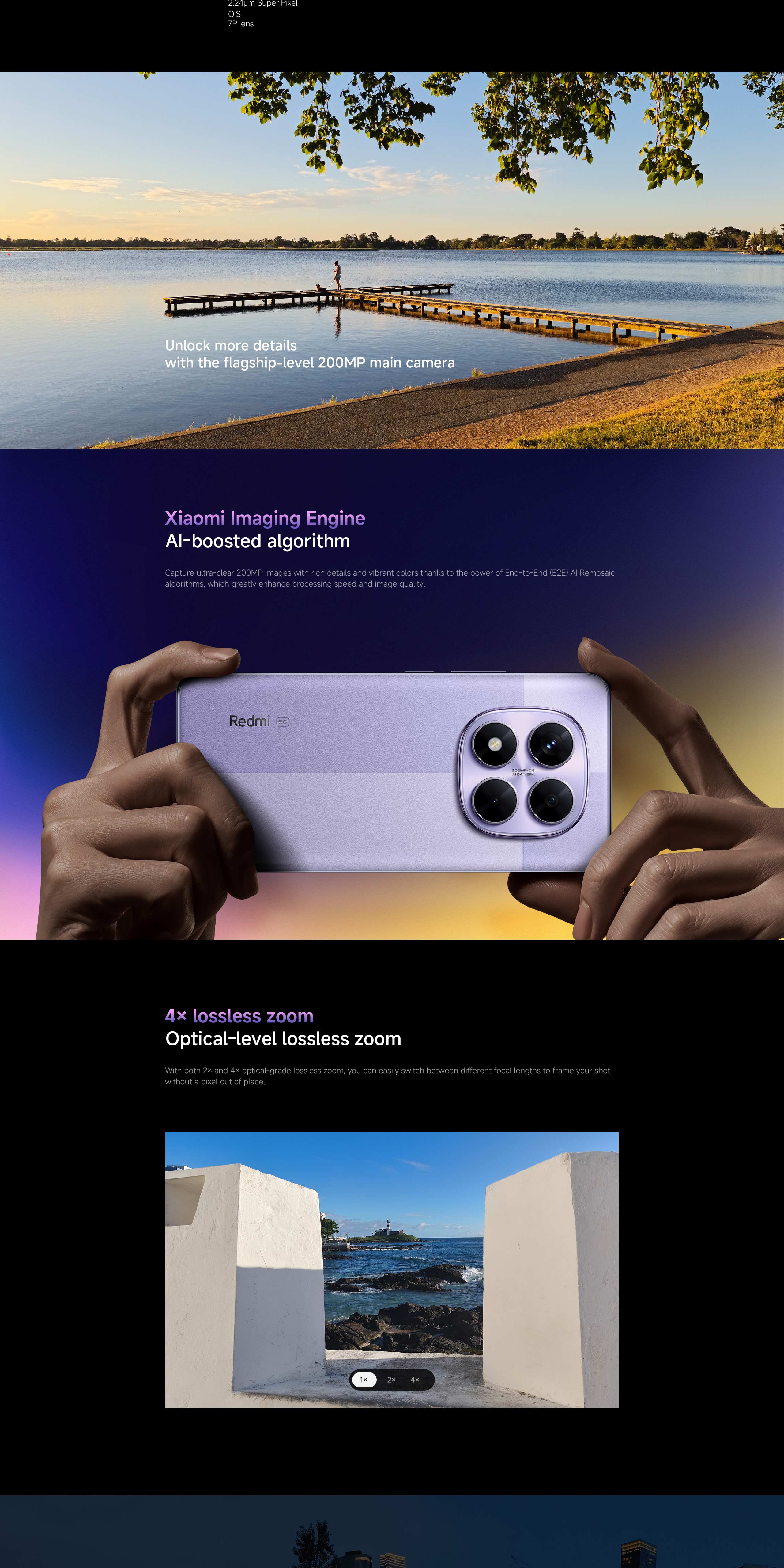 Redmi Note 14 Pro 5G 8+256GB |200MP AI camera| IP68 water resistance ...