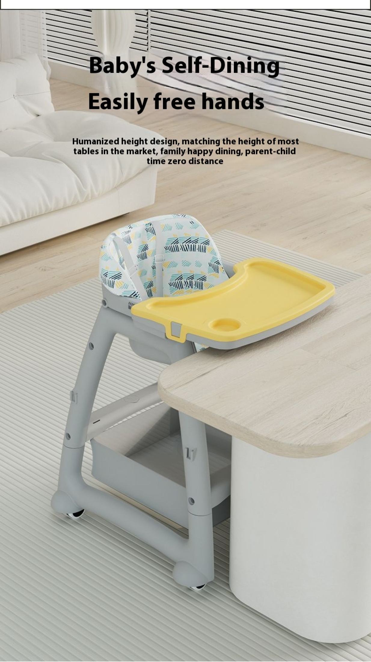 Baby dining chair Baby home dining Table and chair Multi-functional ...