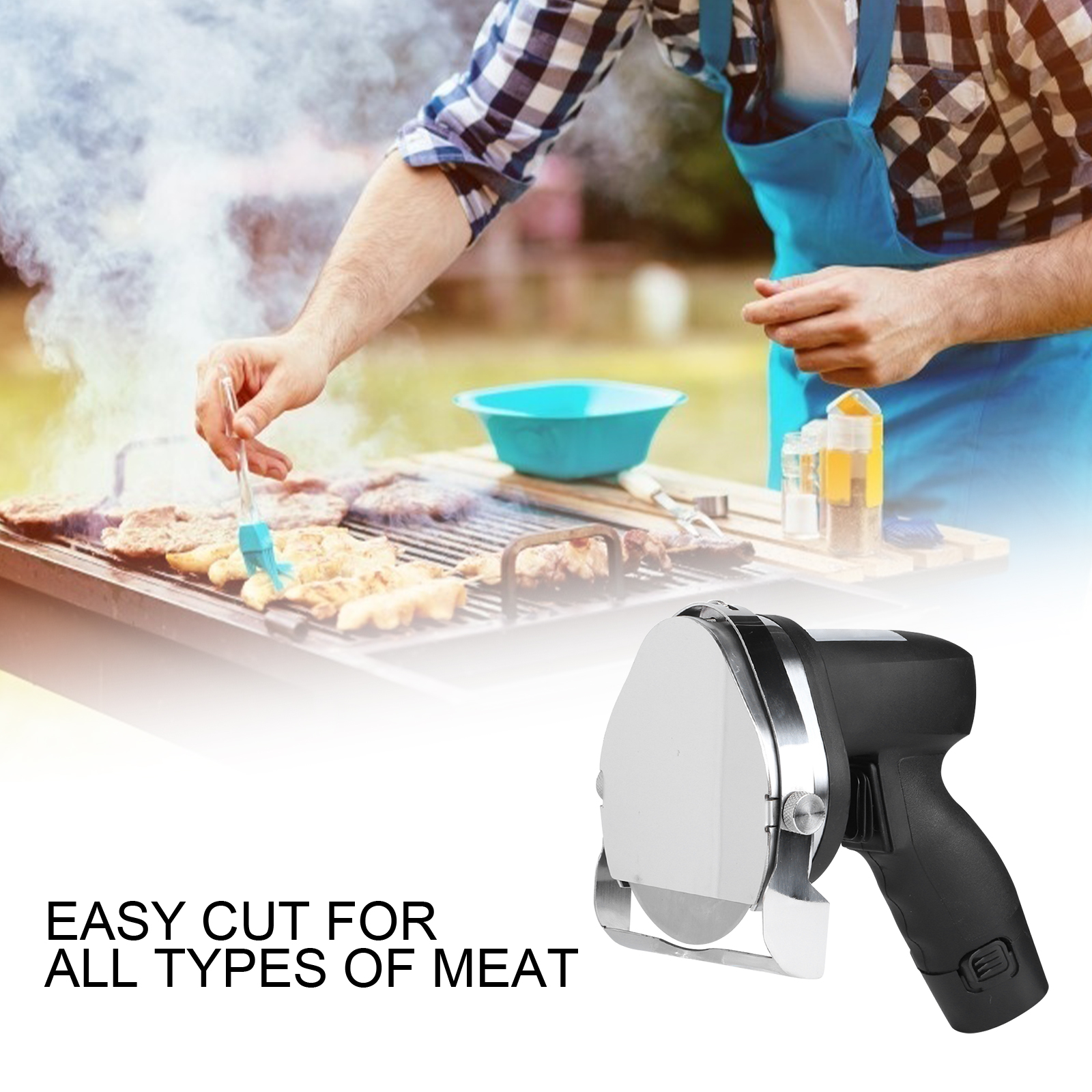 【Local Warehouse+COD】Electric Kebab Slicer Doner Knife Shawarma Cutter ...