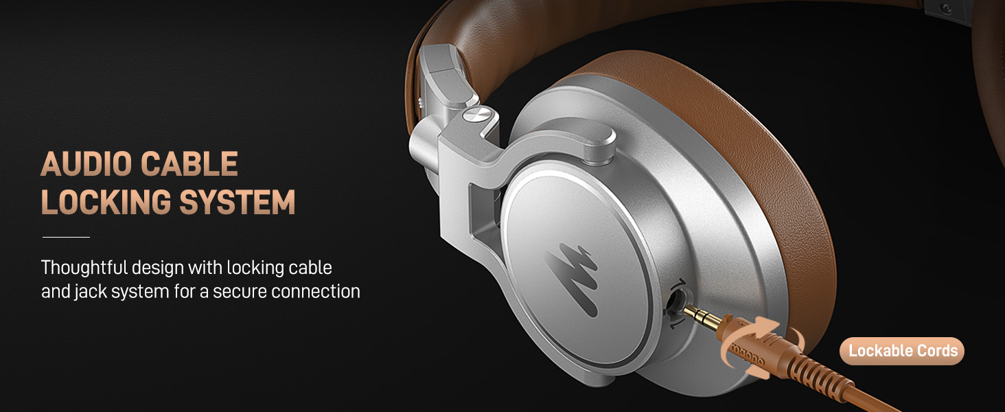 Maono MH700 Wired Headphone Professional Monitor Headphones Studio ...