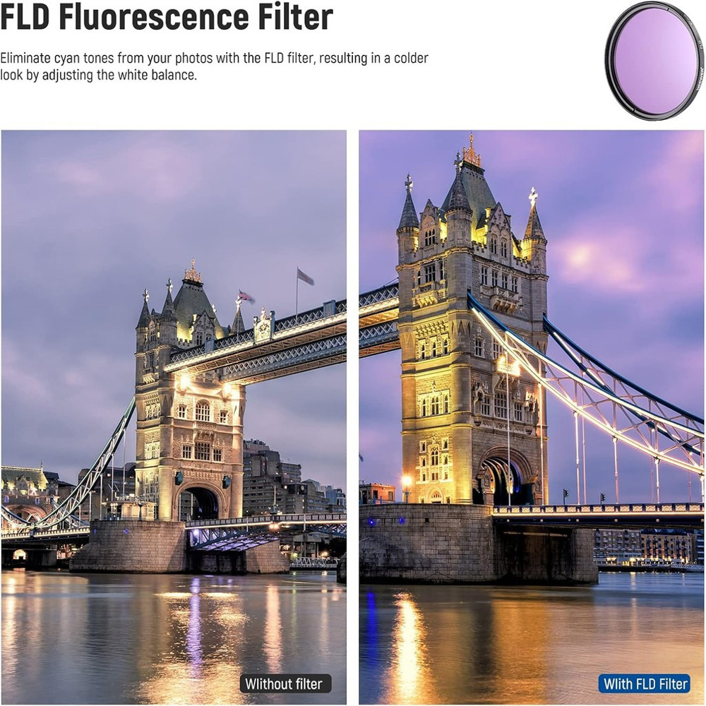 NEEWER 67MM Complete Lens Filter Accessory Kit for Lenses with 67MM ...