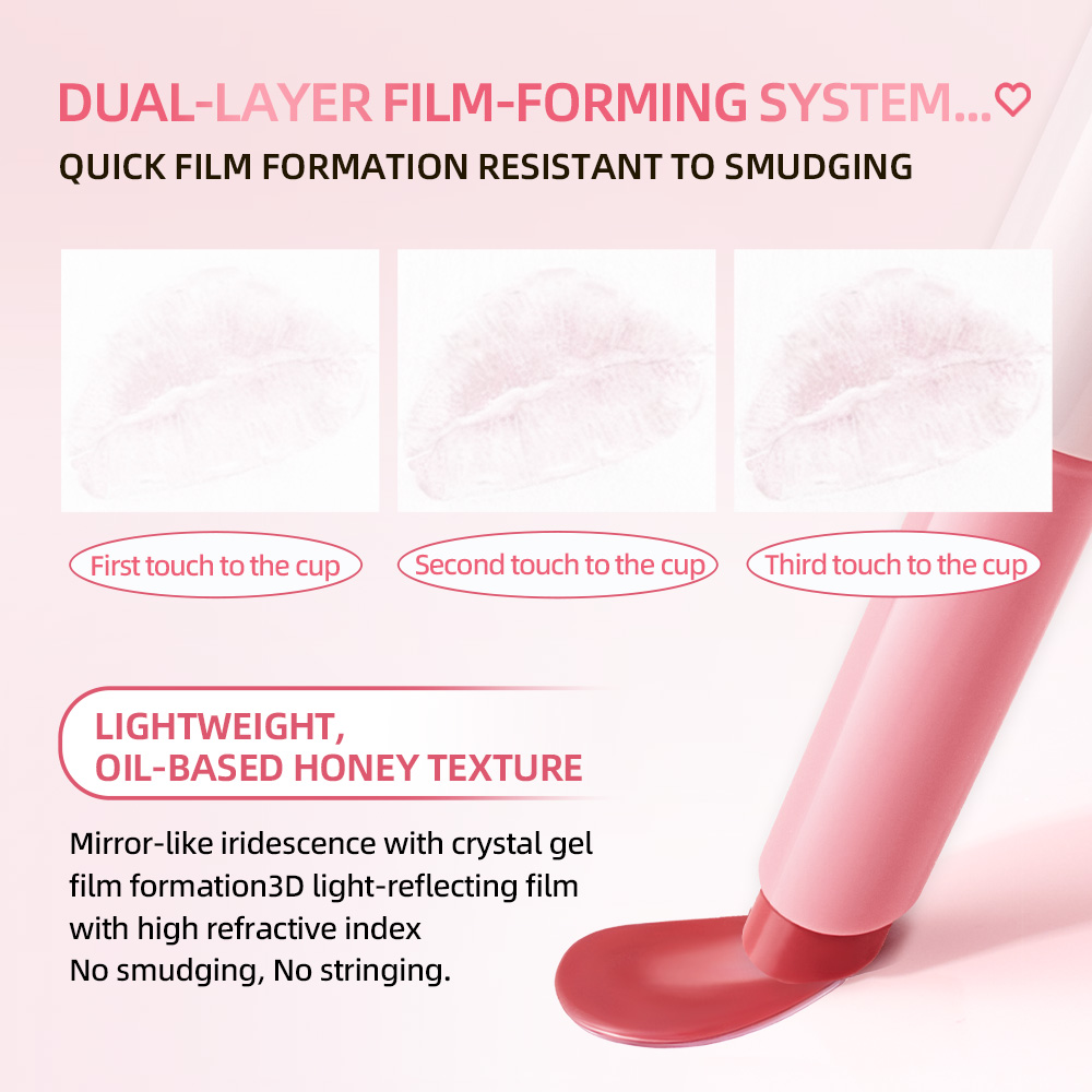 JMCY Lipstick VE Moisturizing Solid Lip Gloss SPF 25 PA+++ Watery Non ...